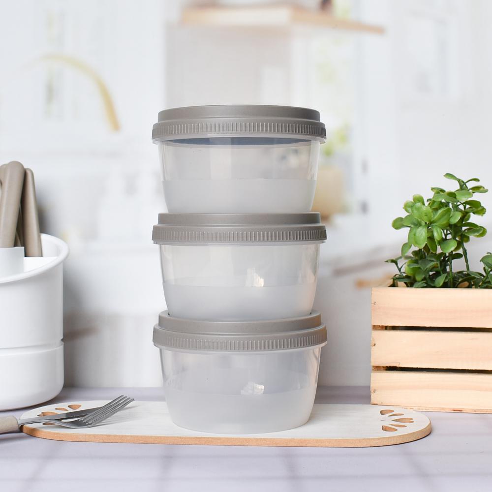 Sublink - 2C- SET X3 TUPPER ENCASTRABLES CHICOS BAMBU