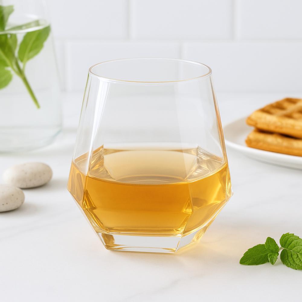 Sublink - 6M- VASO HEXAGONAL TRANSPARENTE X6 UNIDADES