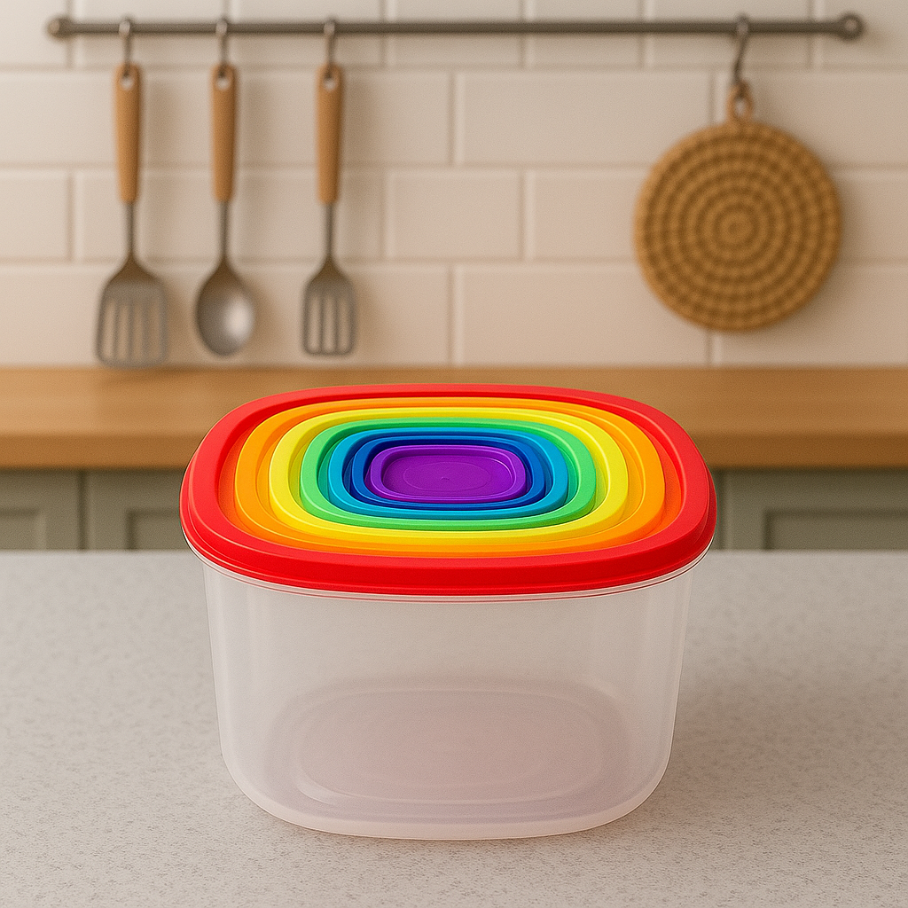 Sublink - 2C- PACK DE 7 TUPPER COLORES